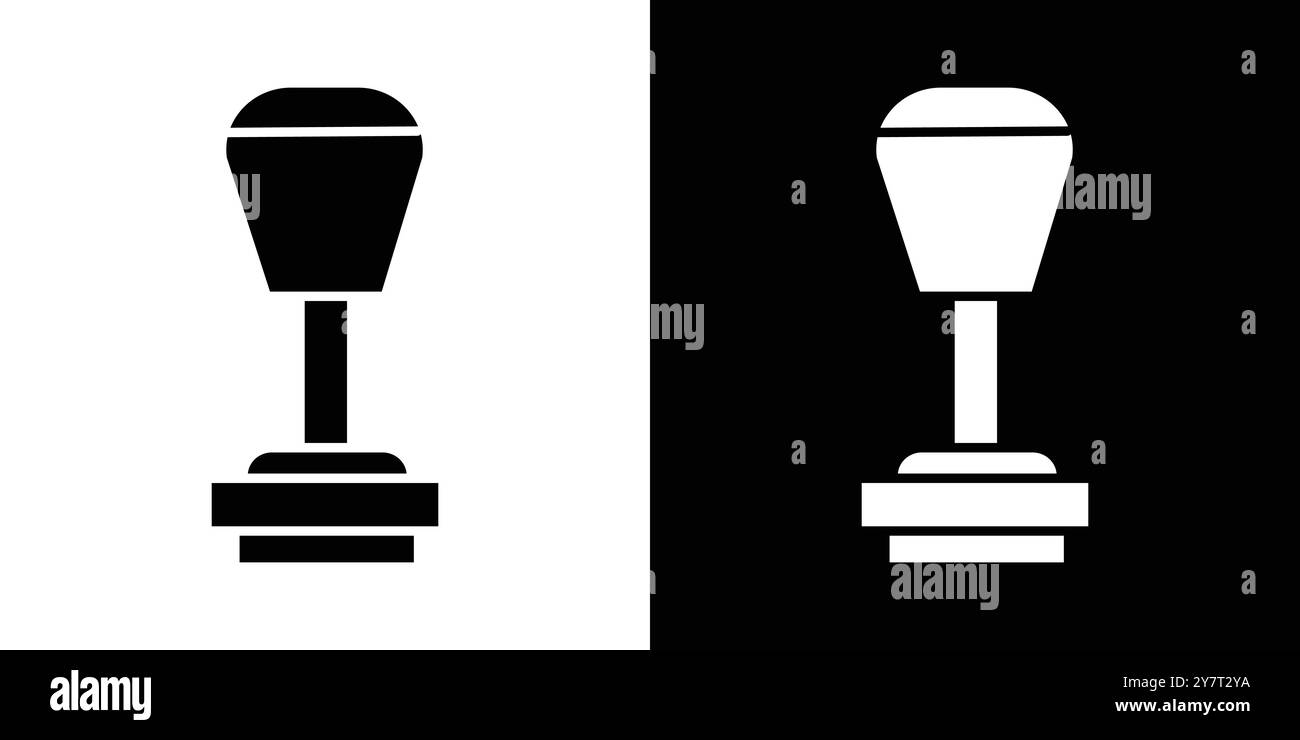 Rubber Stamp icon vector line logo mark or symbol set collection ...