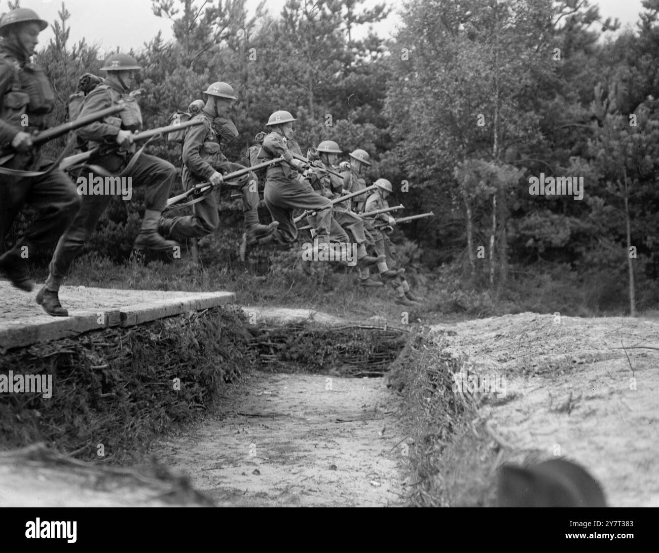 WITH THE GUARDS IN TRAINING This series of pictures, taken at a camp in ...