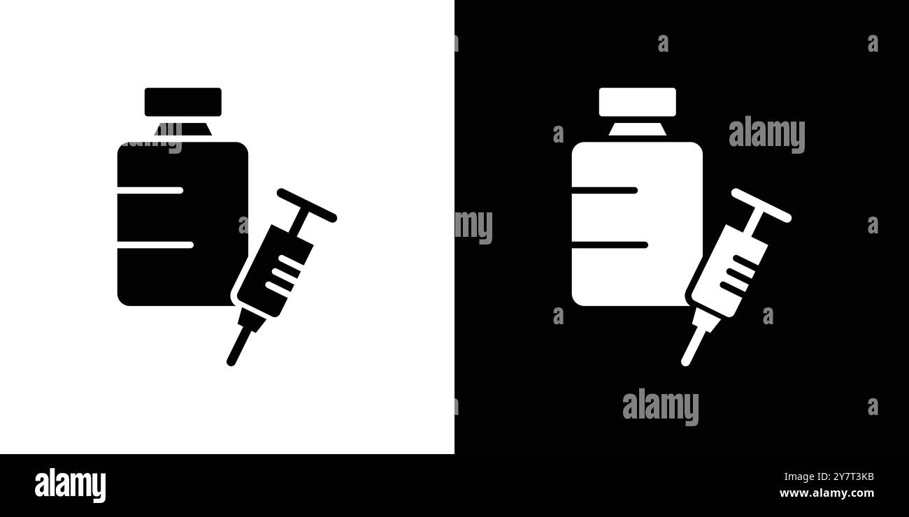 vial medical icon vector line logo mark or symbol set collection ...