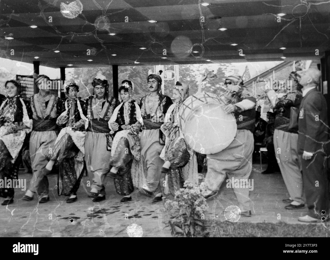 TURKISH FOLKLORE DANCING AT BRUSSELS WORLD FAIR : BRUSSLES , BELGIUM ...