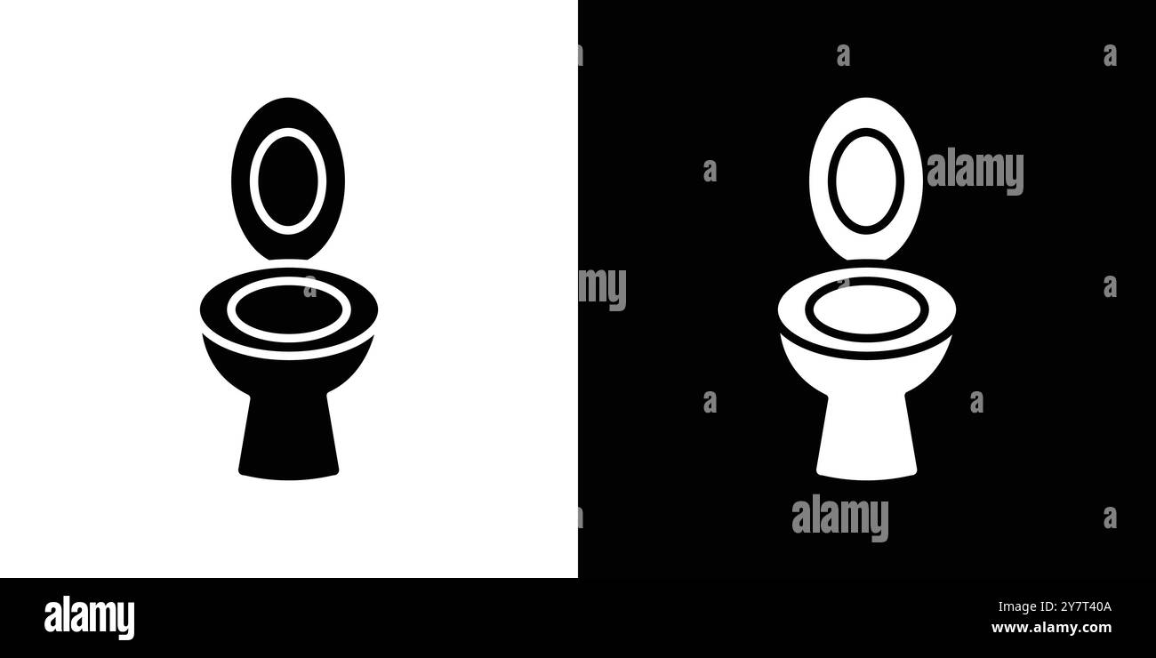 Rest room icon vector line logo mark or symbol set collection outline ...