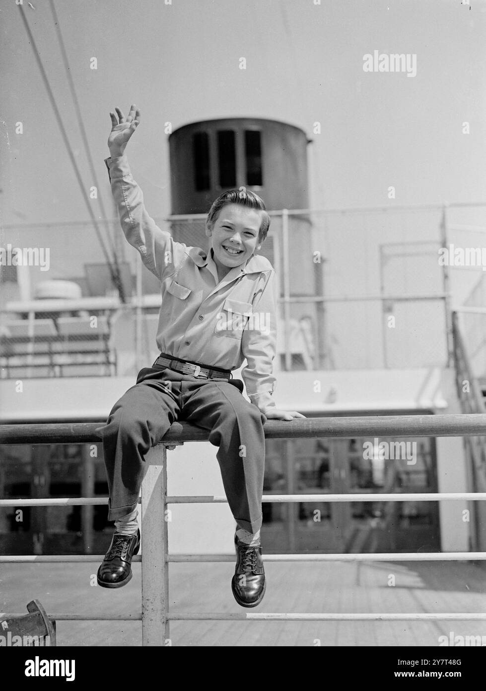 BOY FILM ACTOR SAILS IN Eleven-year-old BOBBY DRISCOLL , who was the ...