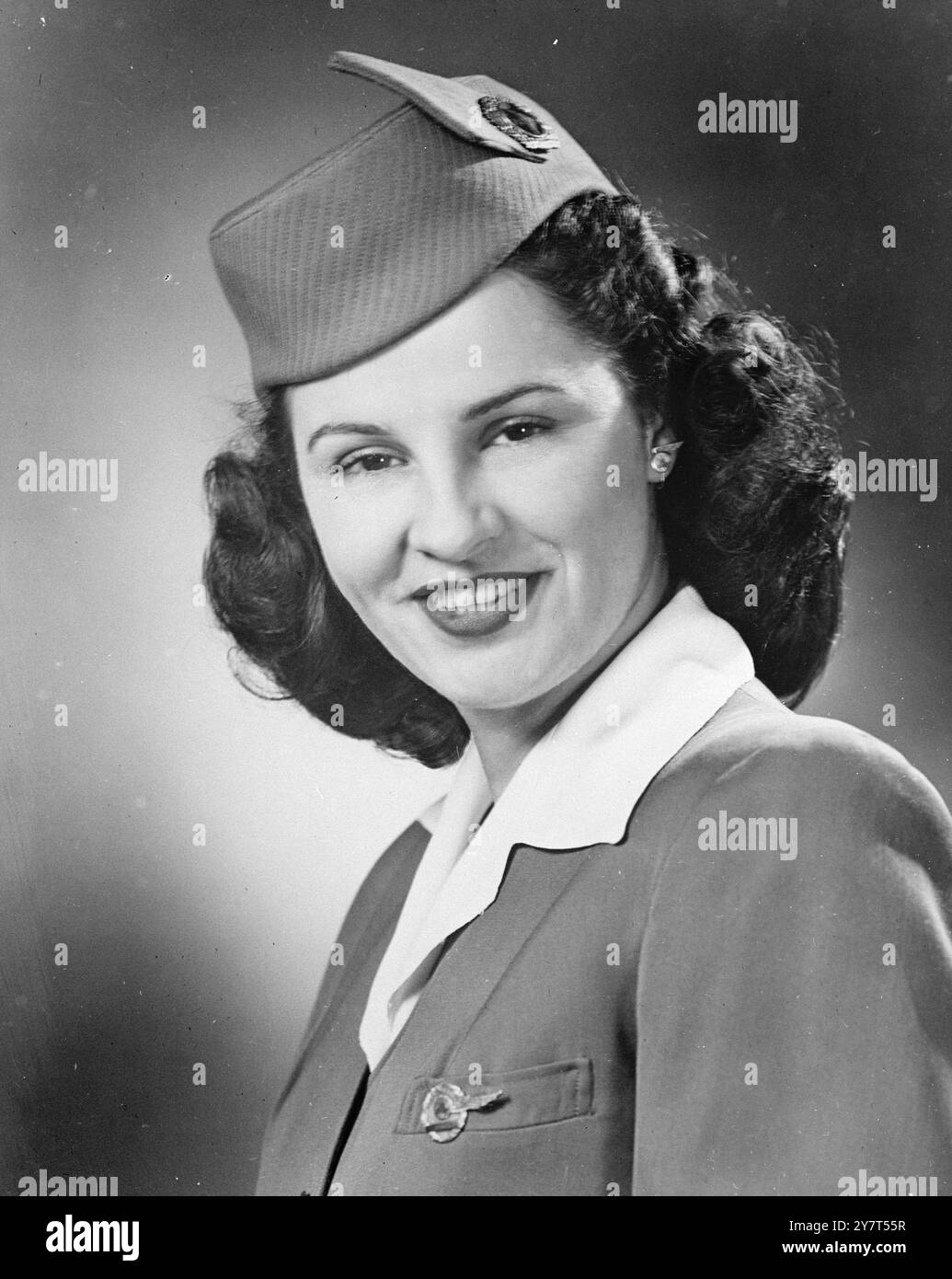 SCOTS GIRL AS PURSER IN WORLD'S LARGEST LANDPLANE Scottish - born Ellen ...