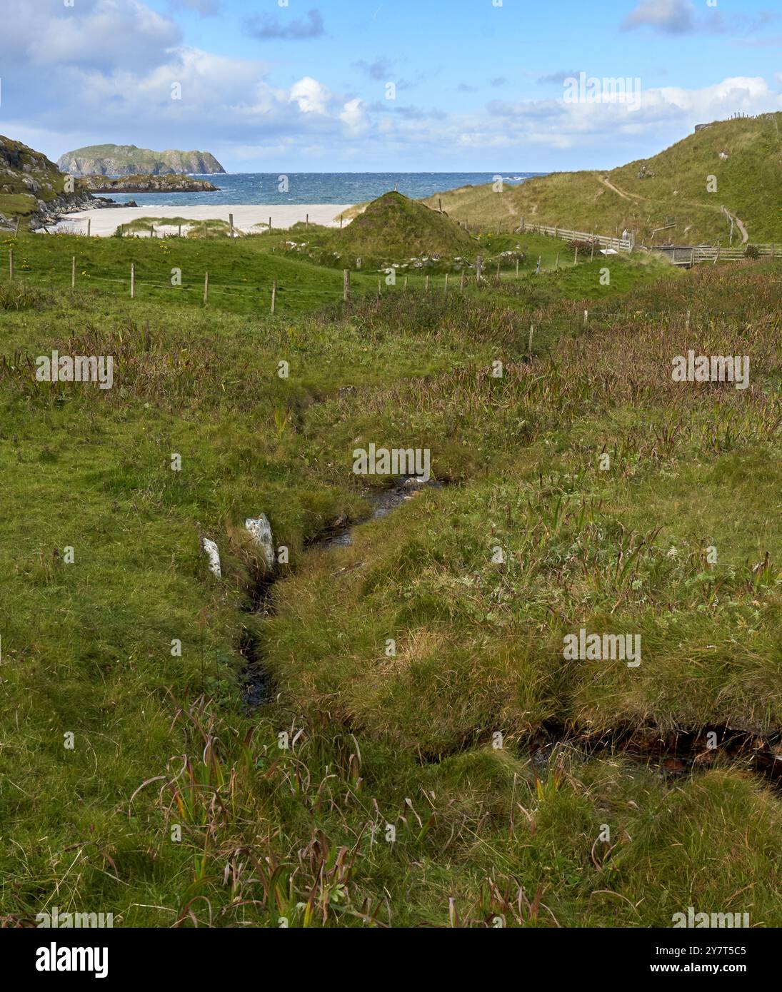 Iron Age House on Great Bernera, Isle of Lewis in the Outer Hebrides ...