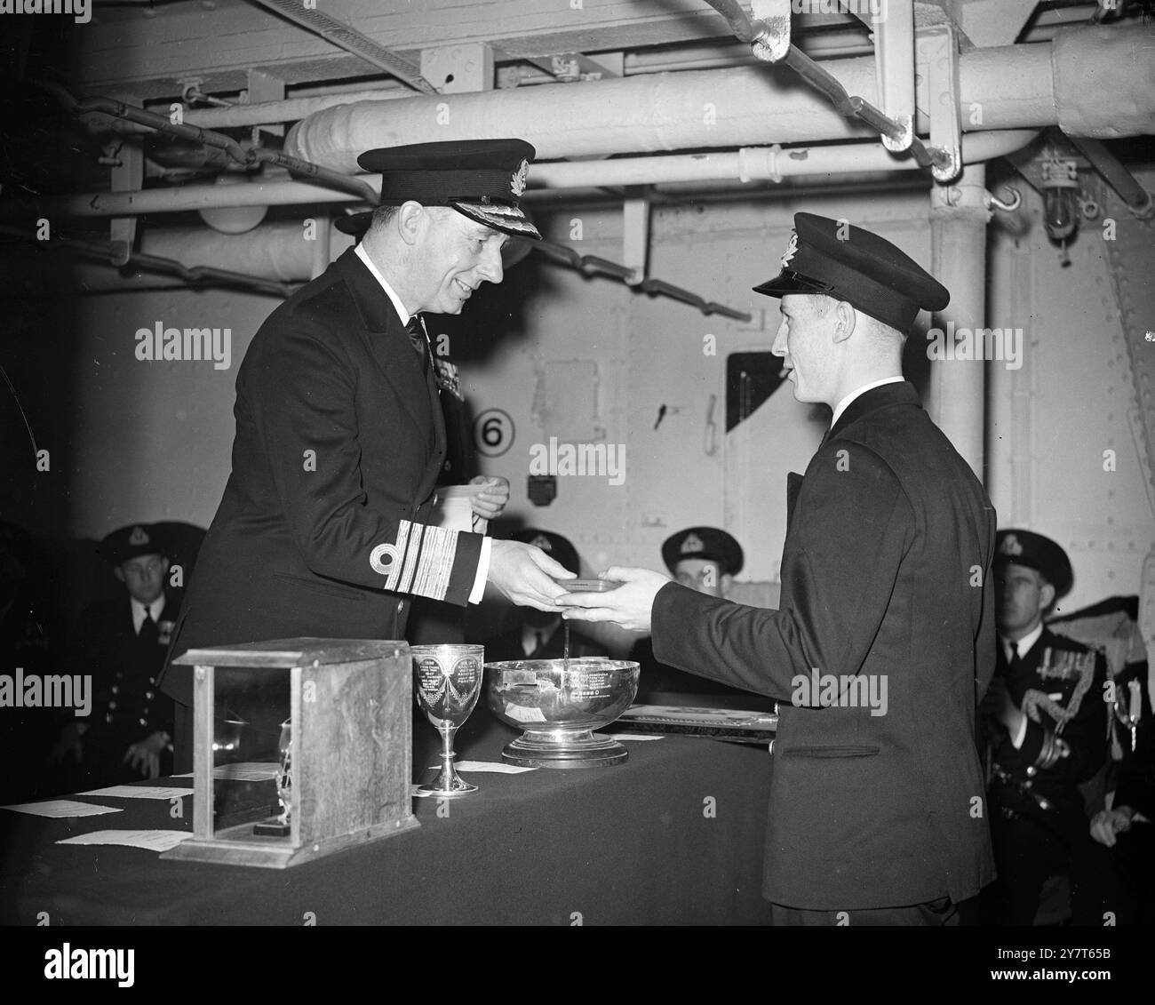 CADET GETS A KING'S MEDAL CADET F. COLEMAN recieves the King's Medal ...