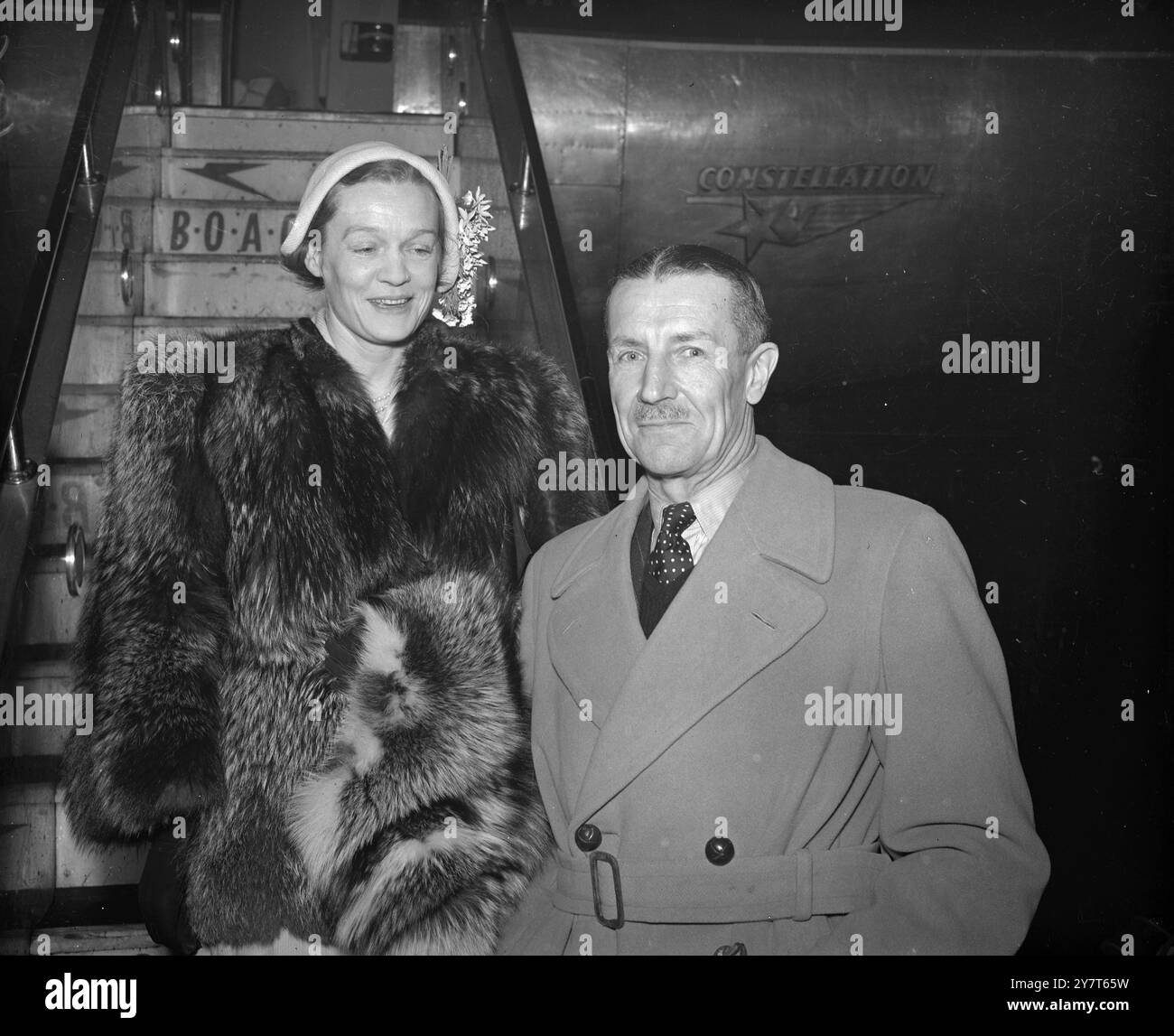 NEW GOVERNOR LEAVES BY AIR Major-General Robert Neville, new Governor ...