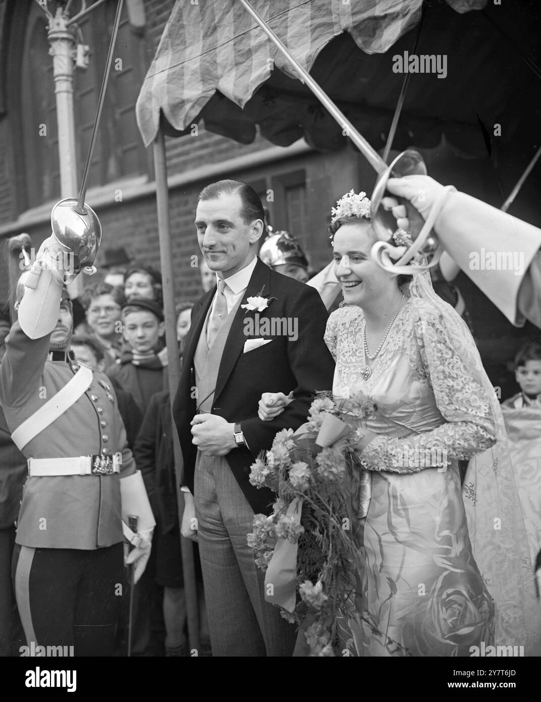 SON OF MONCKTON , K.C. WEDS IN LONDON Major Gilbert Monckton, M.C., 5th ...