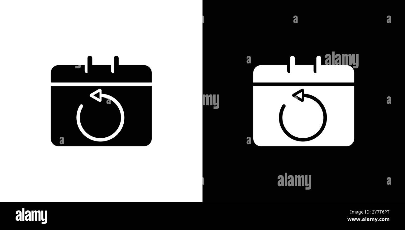 Update Calendar icon vector line logo mark or symbol set collection ...