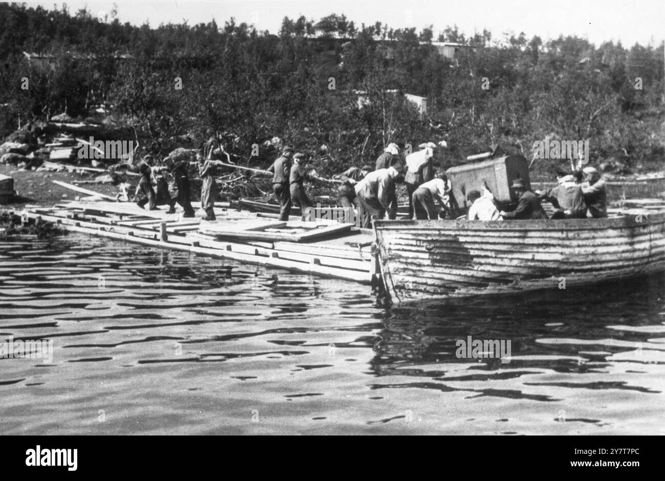 FORCED LABOUR IN NORWAYNorwegian prisoners brough from Nazi ...