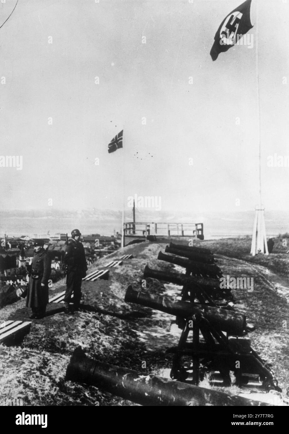 German occupied territory , Trondheim , Norway - 1940 - 1941 Stock ...