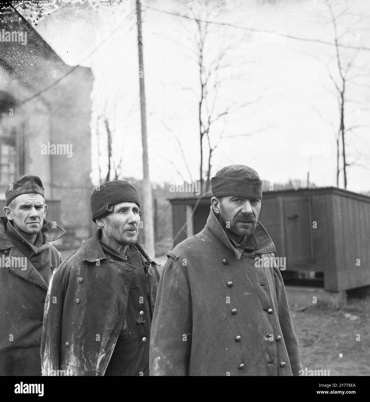 STARVING PRISONERS FREED BY SEVENTH (7TH) ARMY 11 MARCH 1945Nearly ...