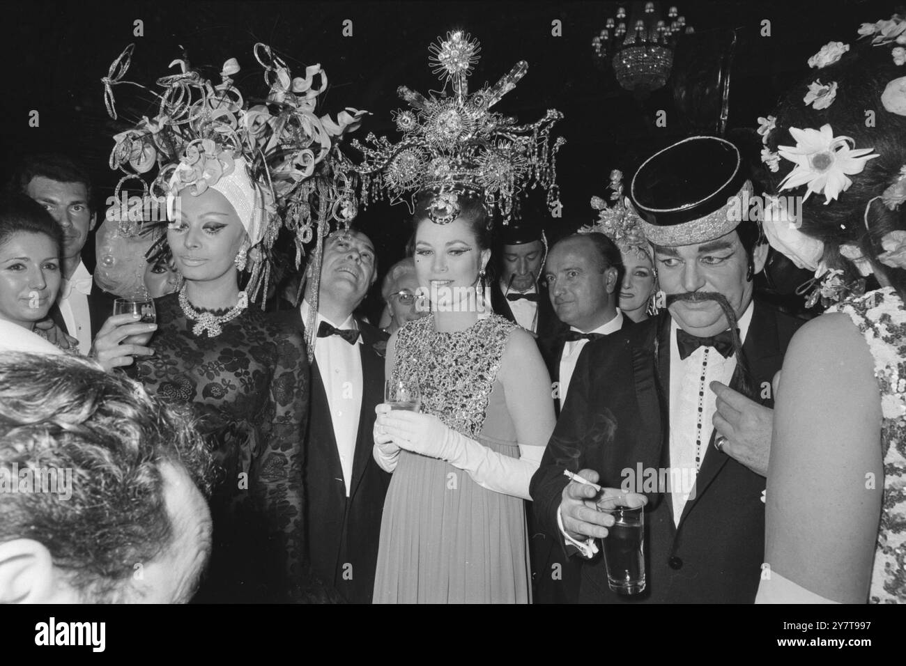 The hostess, Princess Grace of Monaco , meets the guset of honour ...