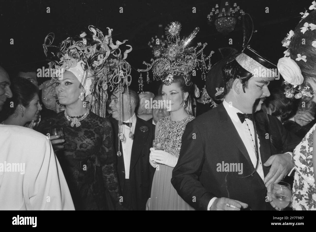 The hostess, Princess Grace of Monaco , meets the guset of honour ...