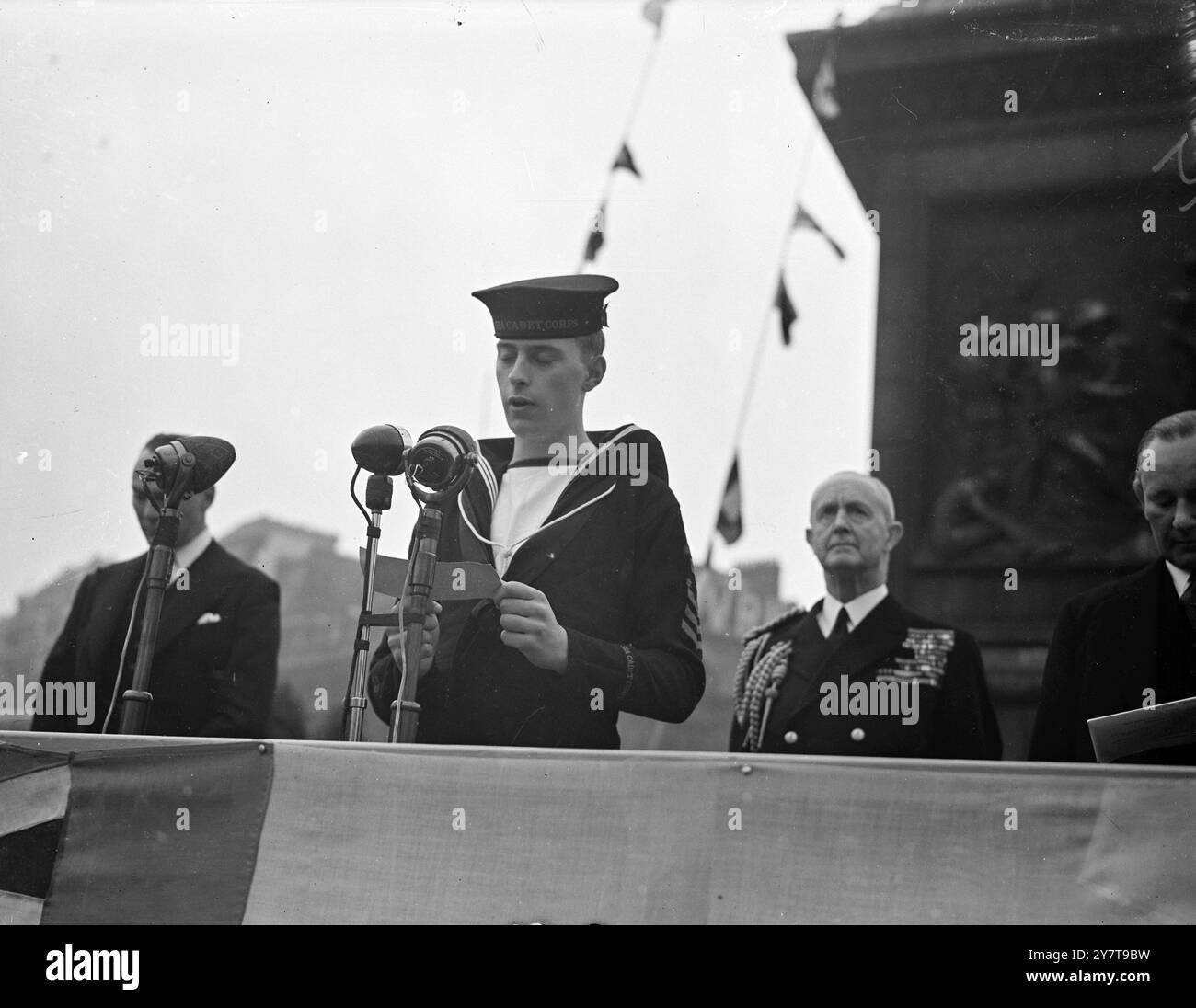ADMIRAL AND CADET - Nelson's prayer on the eve of Trafalgar echoed ...