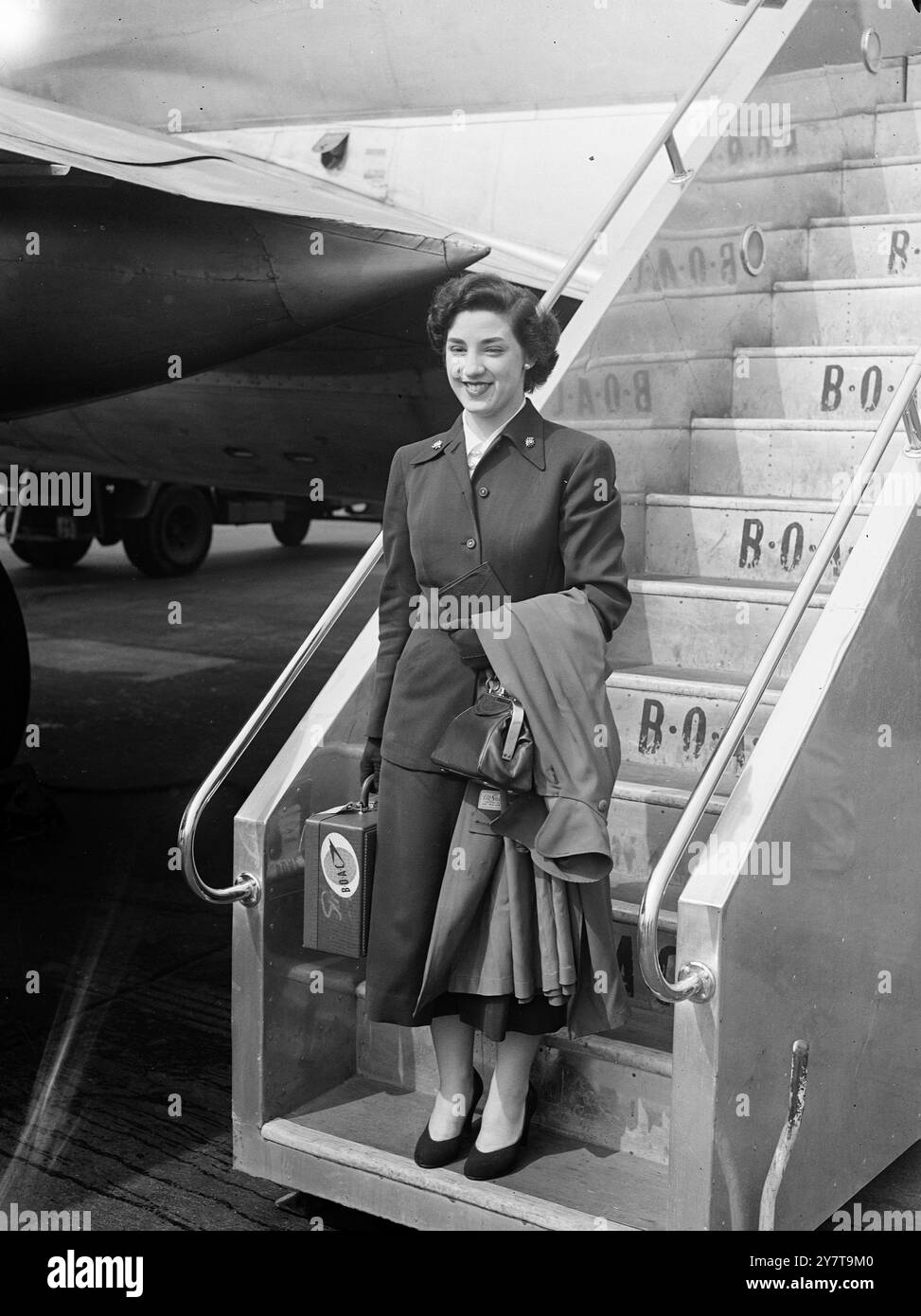 Miss Jean Holmes, winner of £25,000 in the Irish Sweep prize on Derby ...