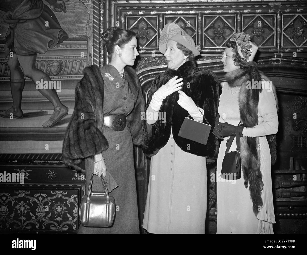 DISCUSSING ODETTE PREMIERE 24 May 1950 Anna Neagle star of the film and ...
