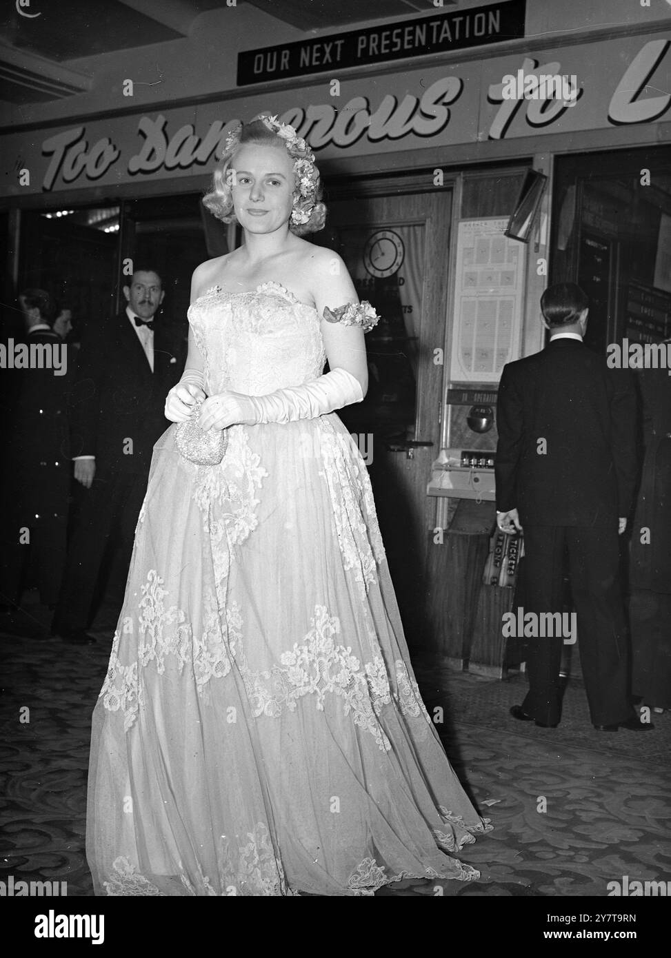 GOWN FOR PAULA 25 May 1950 Czech film actress Paula Valenska, shown ...