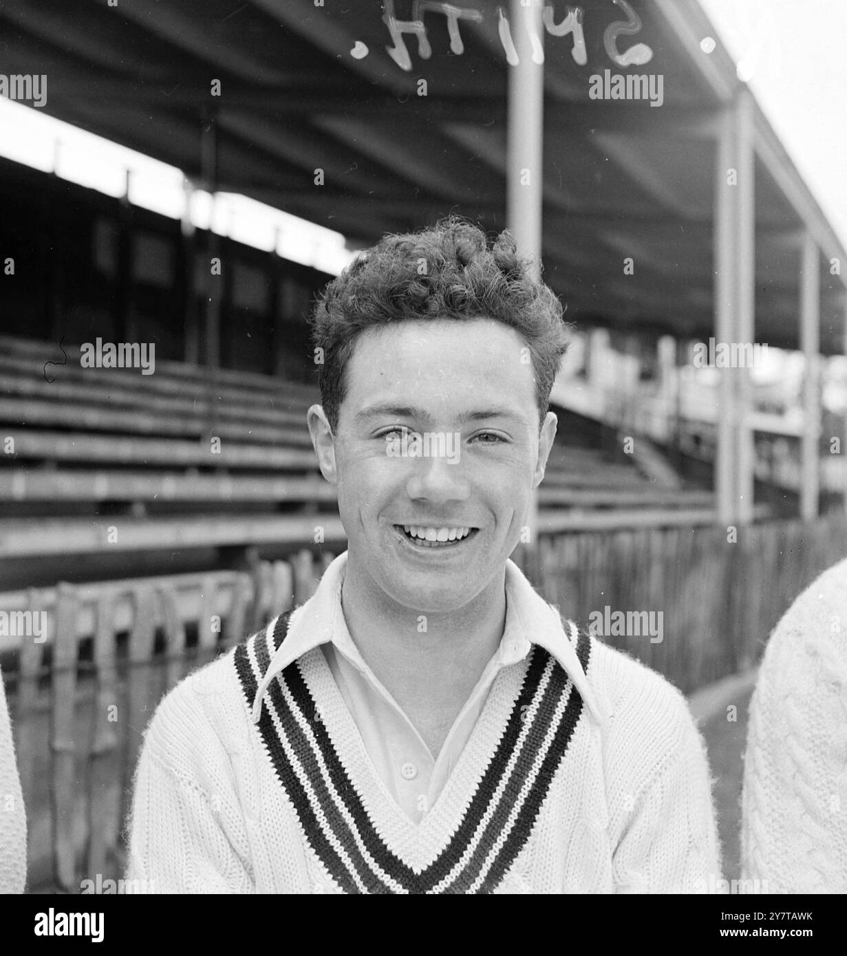 Roy Smith Somerset County Cricket Club May 1950 Stock Photo - Alamy