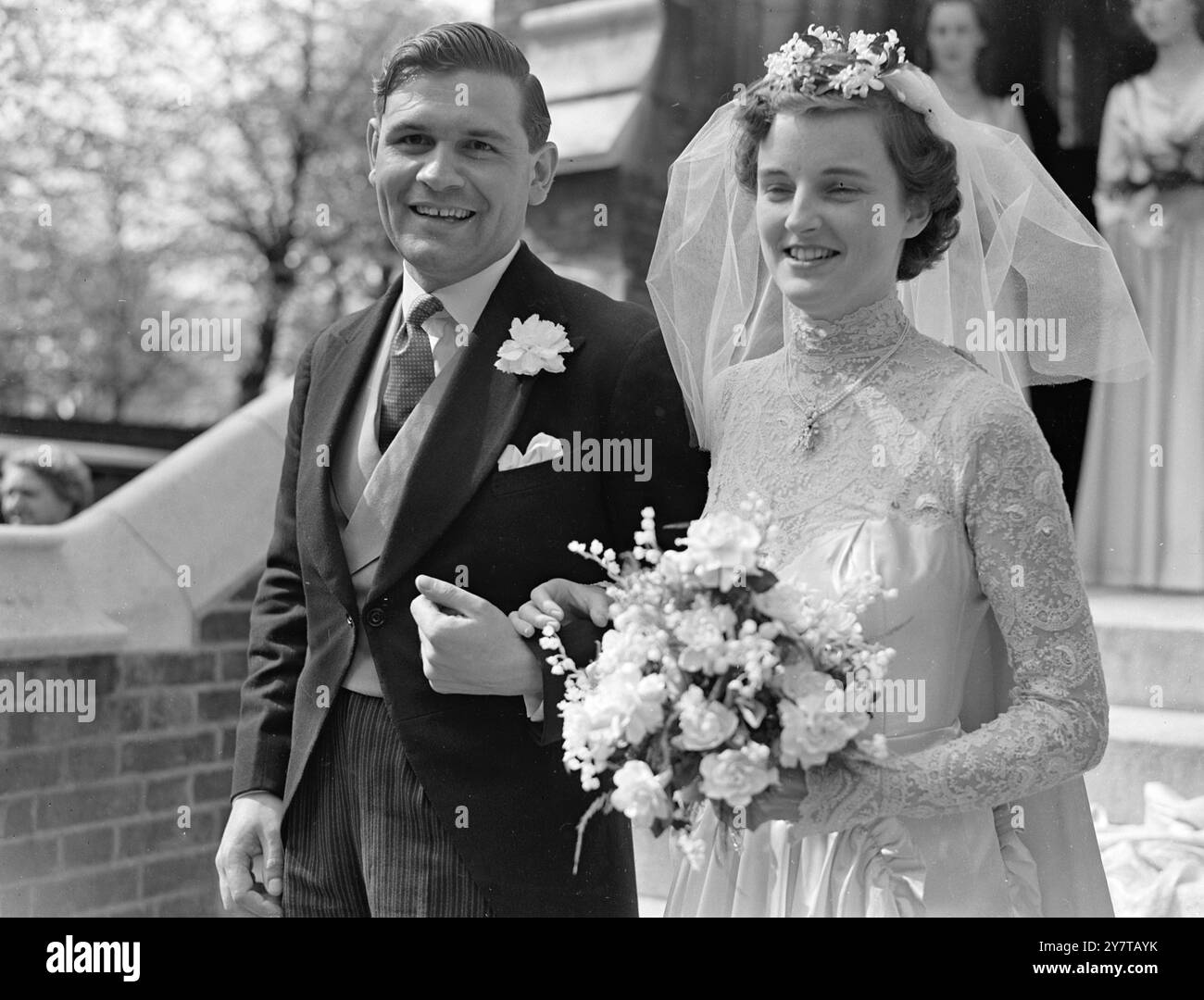 MP DAUGHTER WEDS IN LACE 3 May 1950 Miss Anne Maude, 21 year old ...