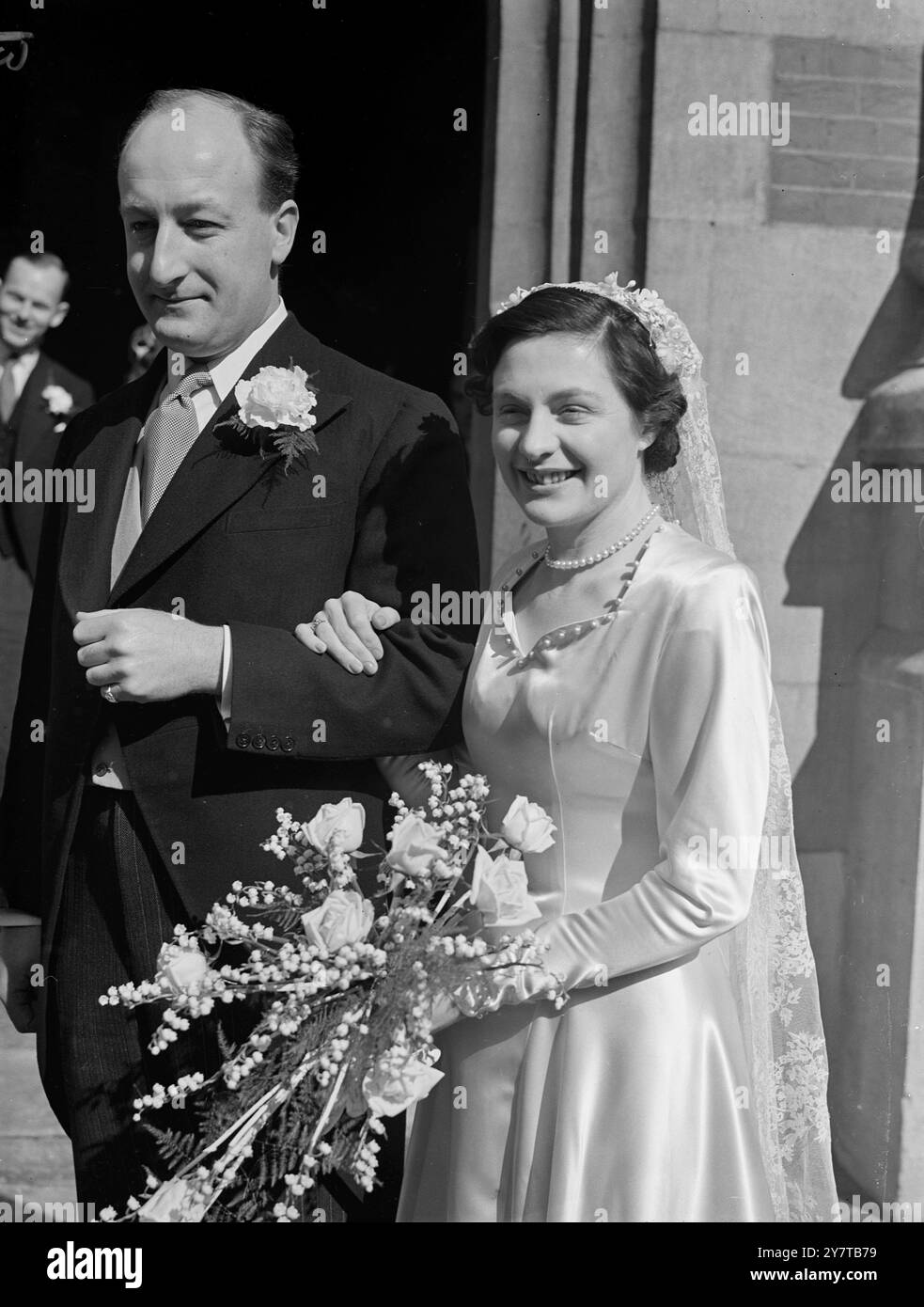 AUSTRALIAN BRIDE IN LONDON 25 April 1950 Miss Moyla Alika Jean Allan ...