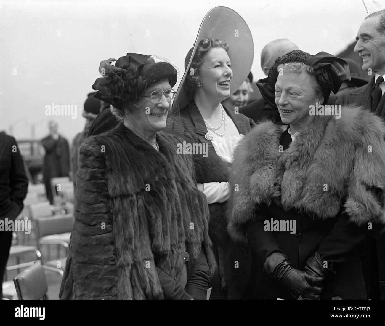 Mrs Bevin Deputises 14 April 1950 Mrs Ernest Bevin, wife of the Foreign ...