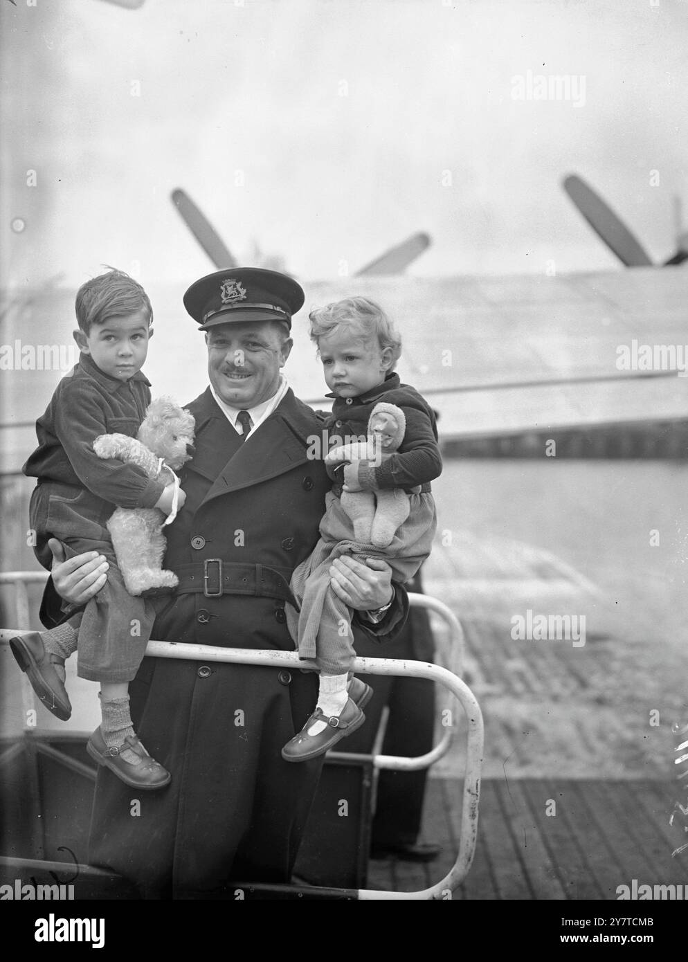 ON B.O.A.C.'S LAST FLYING BOAT TRIP UNTIL 1953 Captain Arthur Scadding ...
