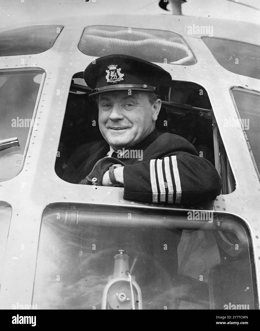 AFTER 300TH ATLANTIC CROSSING CAPTAIN L . ' BUDDY ' MESSENGER , O.B.E ...
