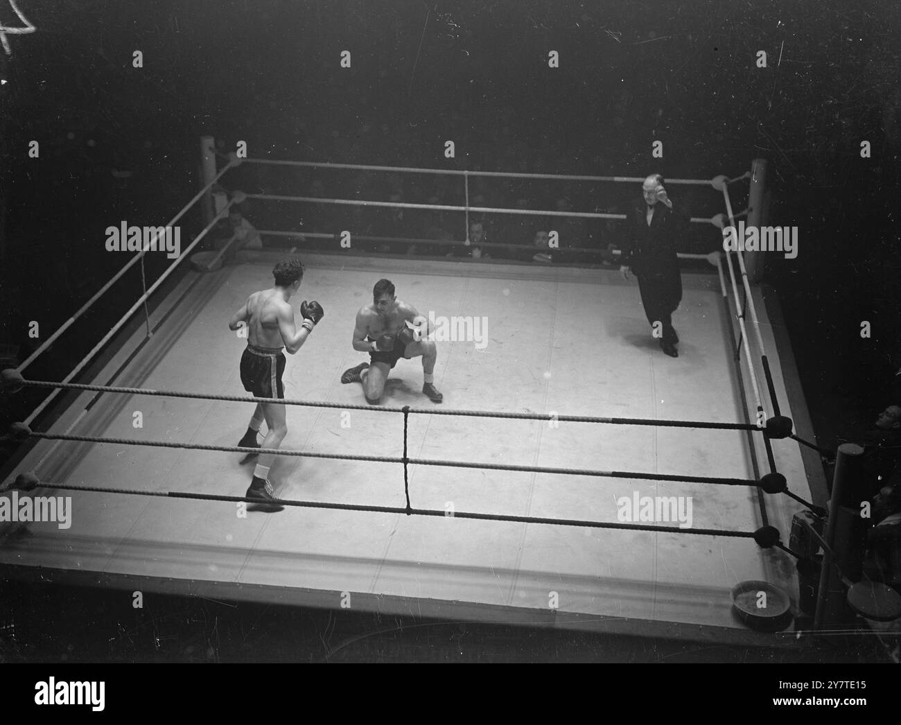 CANADIAN GOT HIM DOWN GEORGE DILKS of Barnsley goes to his knees in the ...