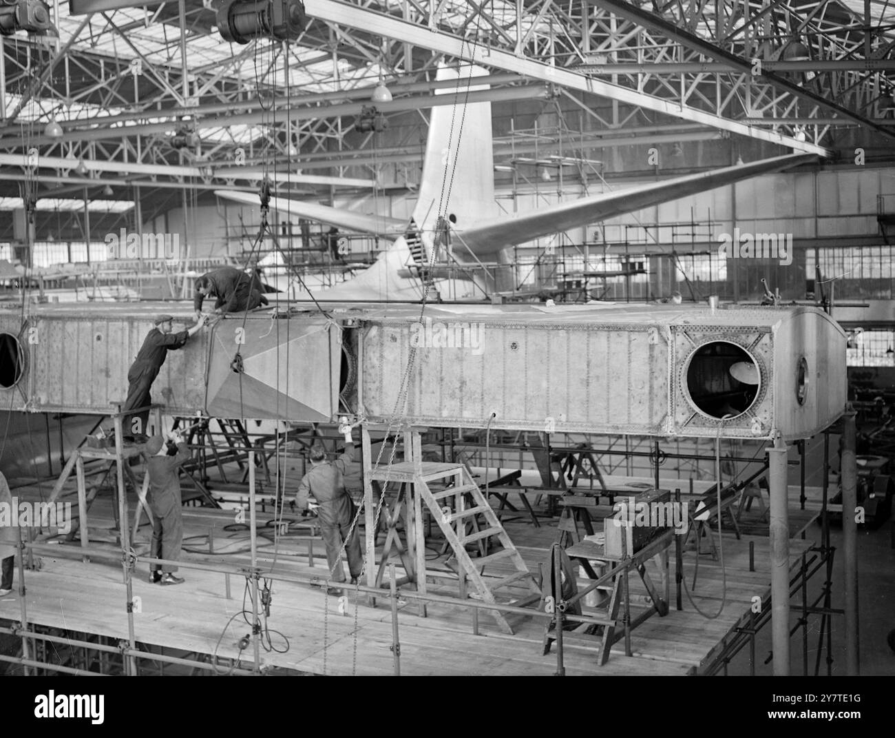 ' PRINCESS ' SPREADS HER GIANT WINGS AT COWES A 140-ton monster of the ...
