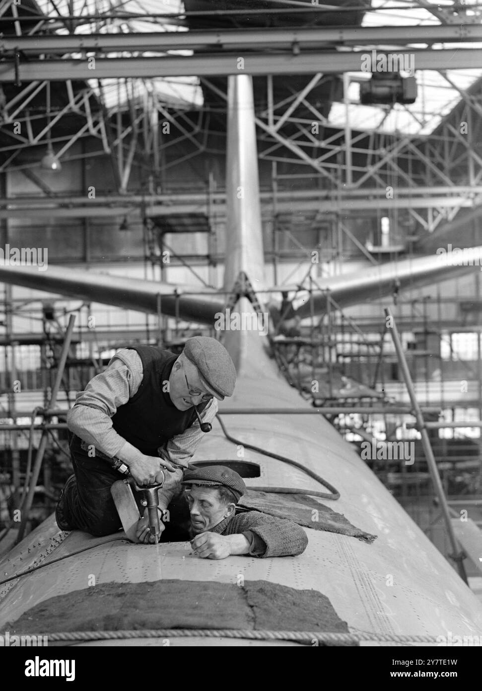' PRINCESS ' SPREADS HER GIANT WINGS AT COWES A 140-ton monster of the ...