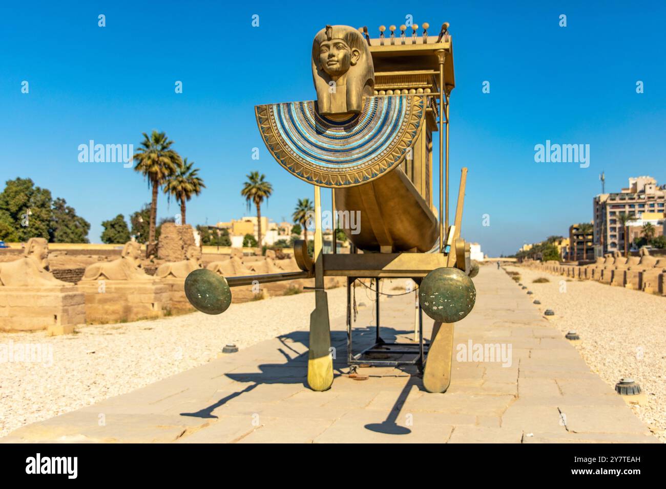 The Solar Barque of Amun-Ra was a ceremonial boat used in ancient ...