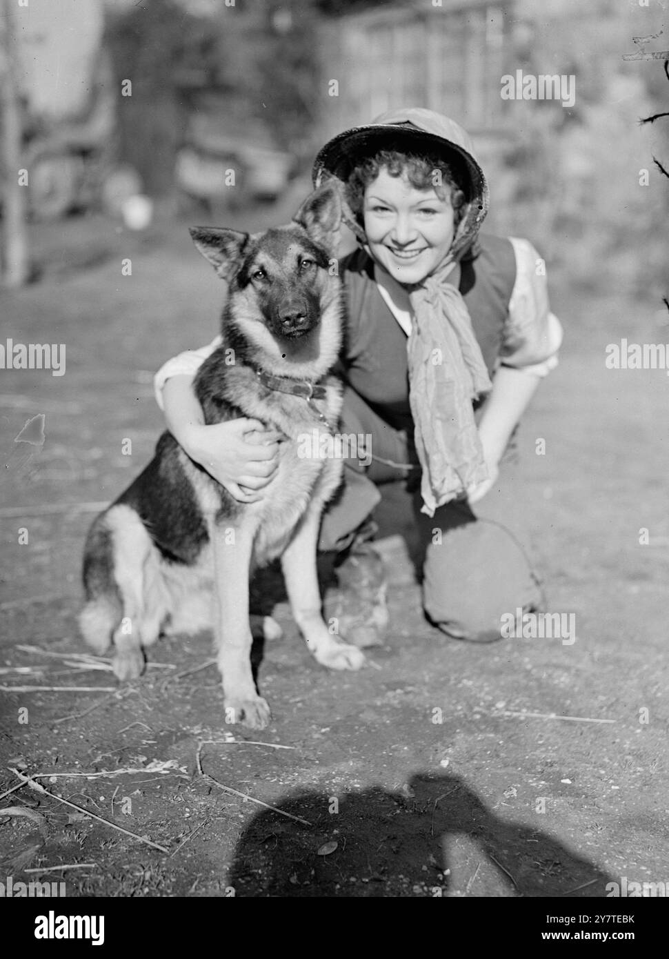 Jean Kent on farm at Hartfield near East Grinstead February 21 1950 ...
