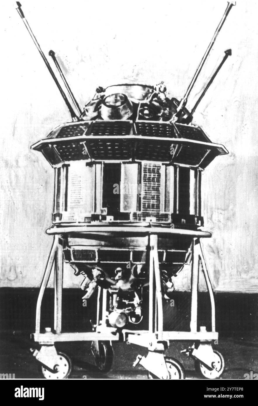 VEHICLE WHICH PHOTOGRAPHED THE MOON.Moscow : The is a photograph of the ...