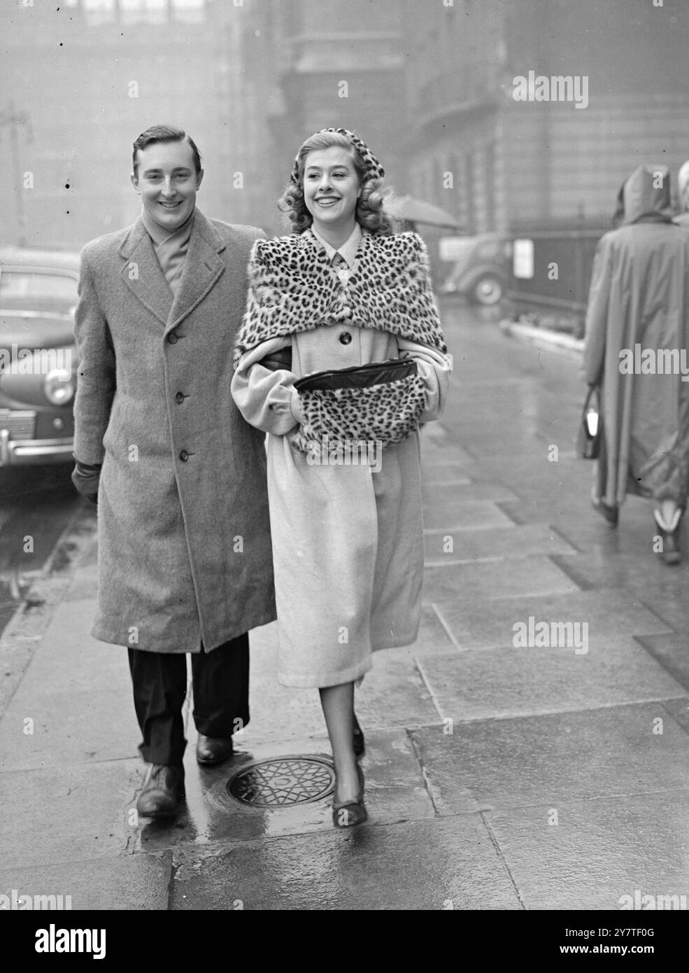STUDENTS ' PRIZE ' wearer of leopard skin cape with hat and muff to ...