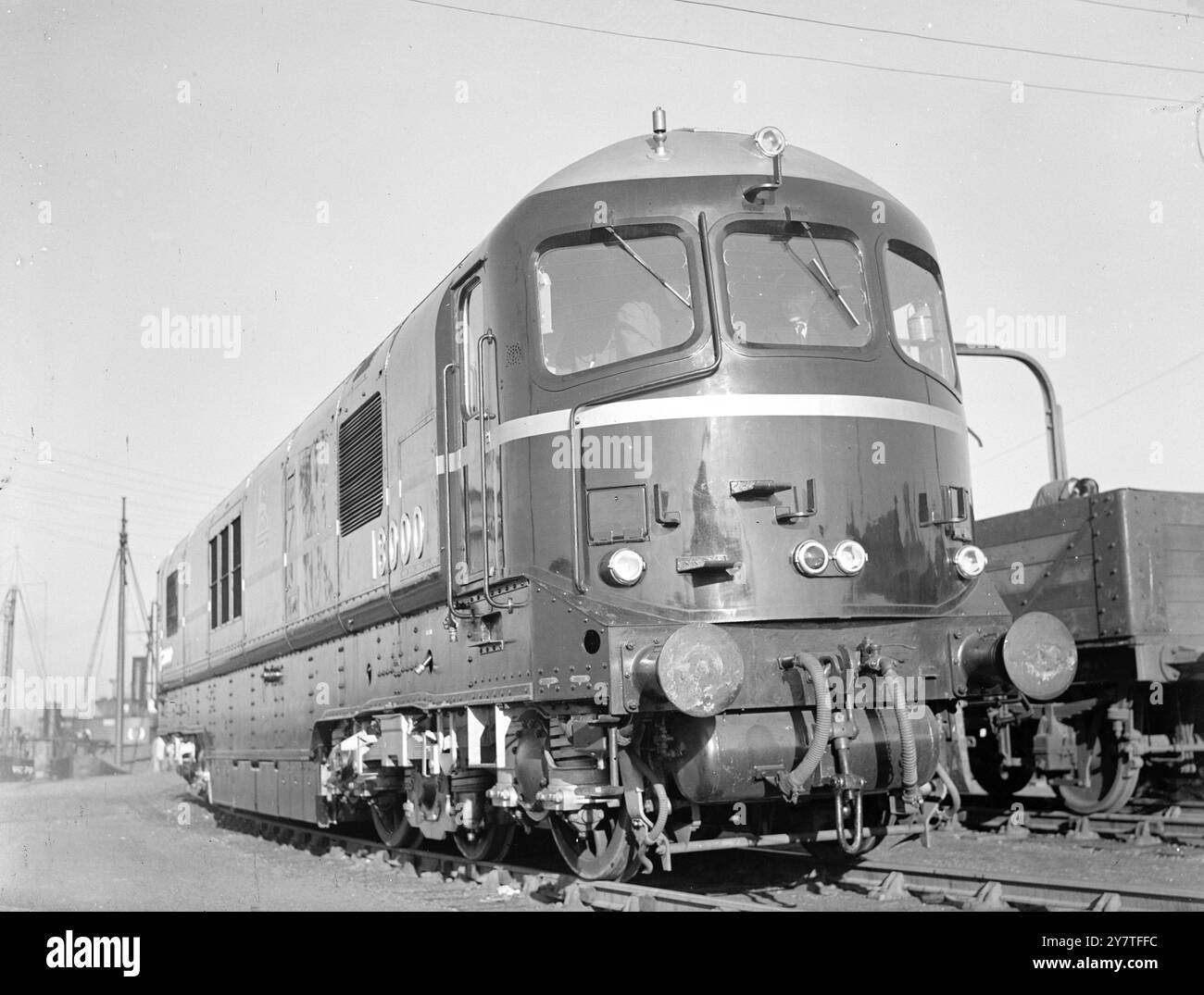 5 February 1950 Britain's first gas turbine engine Stock Photo - Alamy