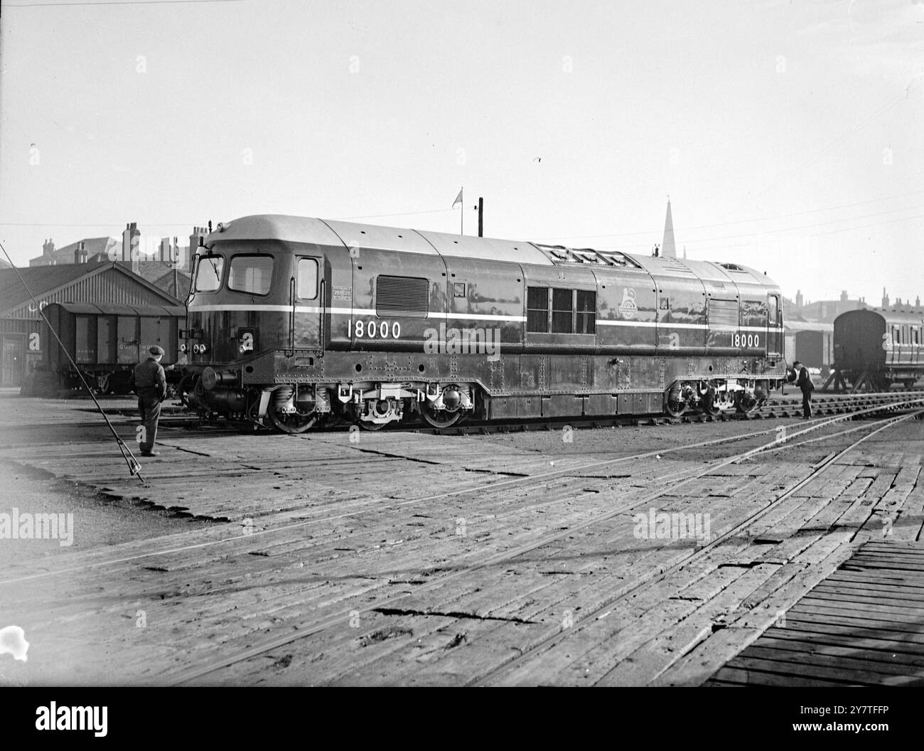 5 February 1950 Britain's first gas turbine engine Stock Photo - Alamy