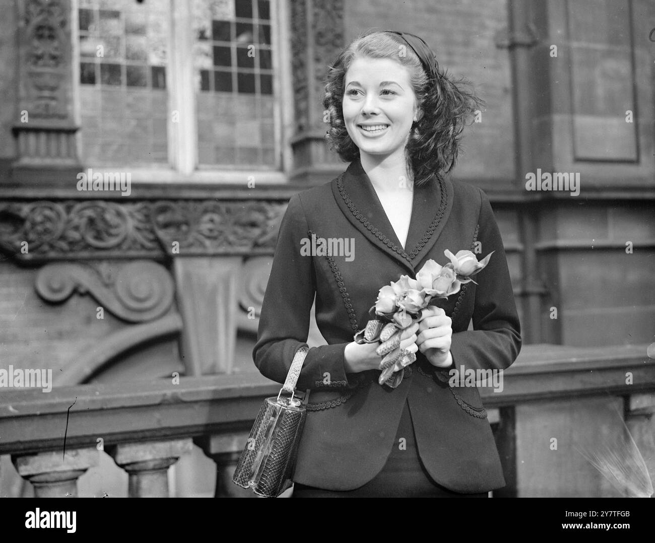 THE BRIDE WEARS GREEN 4 February 1950 Bridegroom intent on ensuring a peaceful life is Douglas ...
