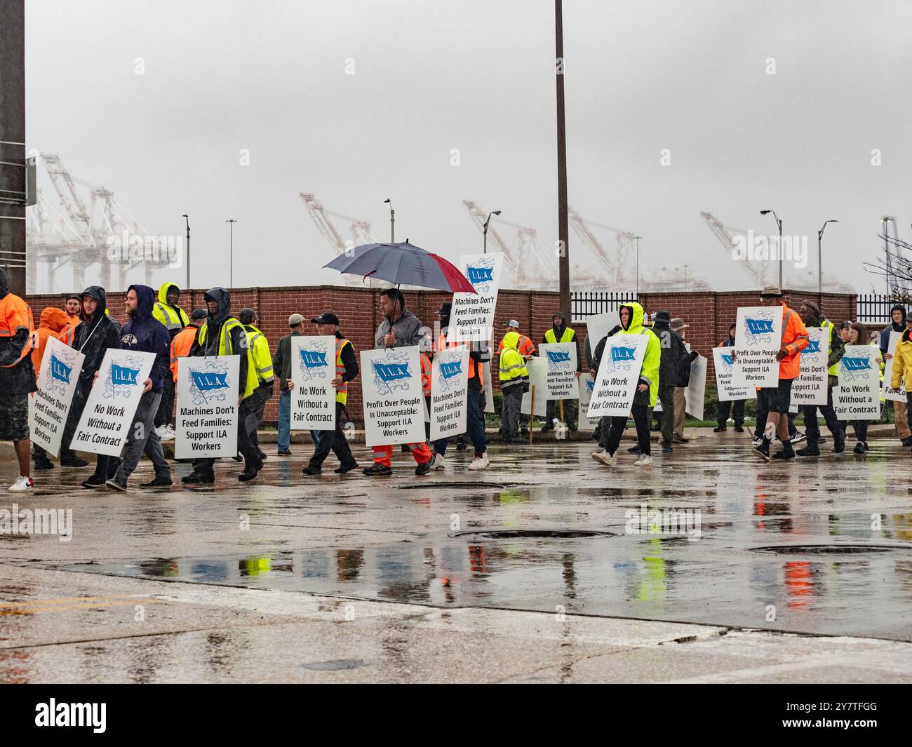 Baltimore, Maryland, USA. 1st Oct, 2024. Throughout the night into a ...