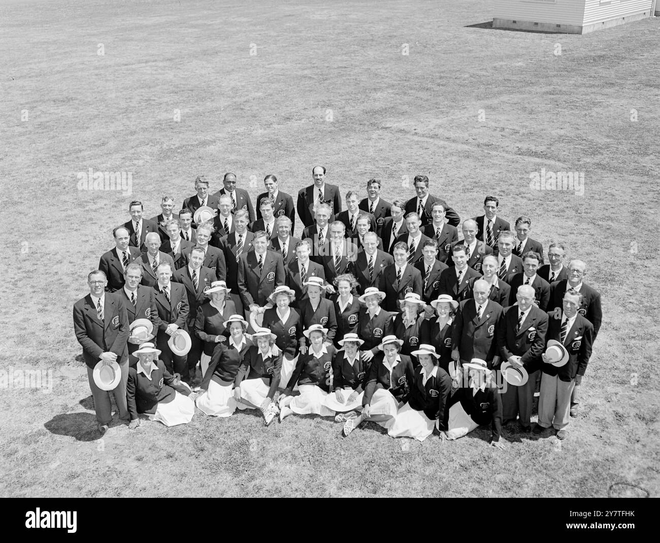 ENGLAND'S EMPIRE GAMES TEAM 4 February 1950 These pictures, just ...