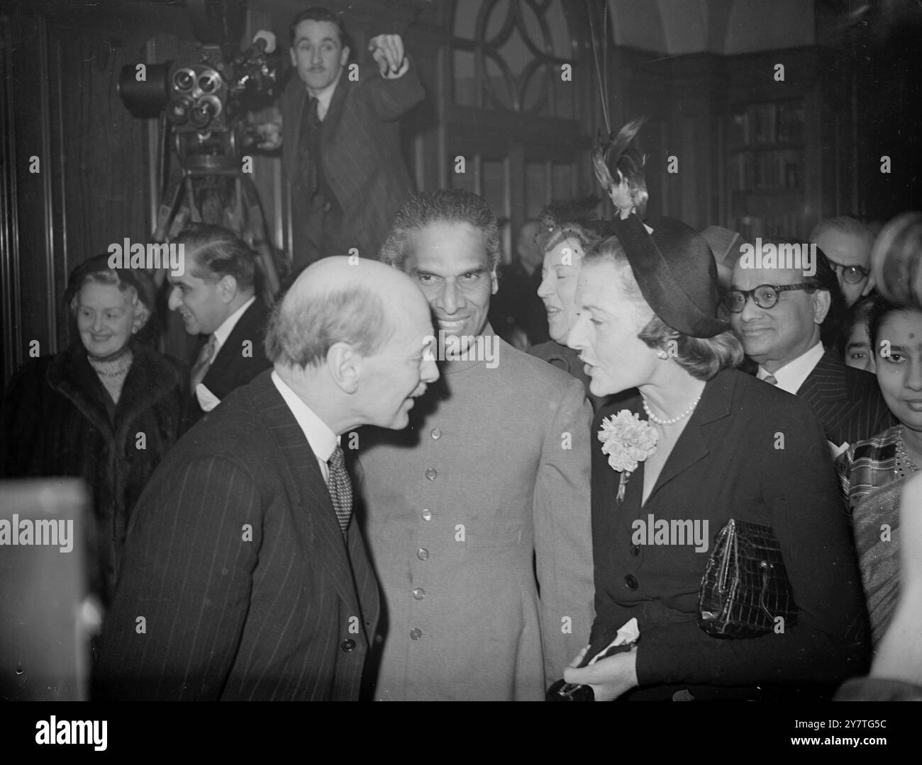 PRIME MINISTER AT INDIA HOUSE RECEPTION Mr. Clement Attlee , the Prime ...