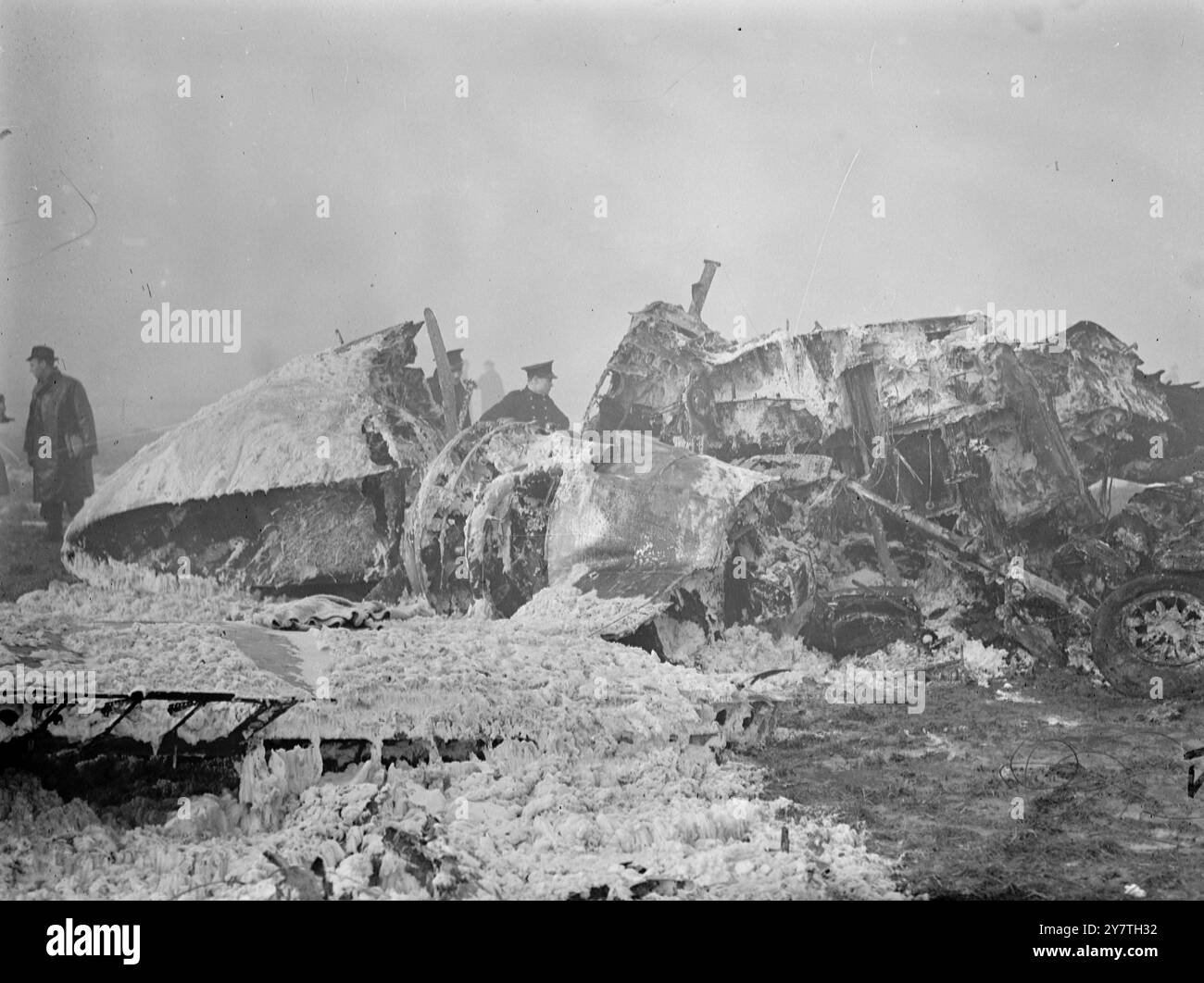 EXAMINING THE DEATH SCENE Six passengers died and the seventh person ...