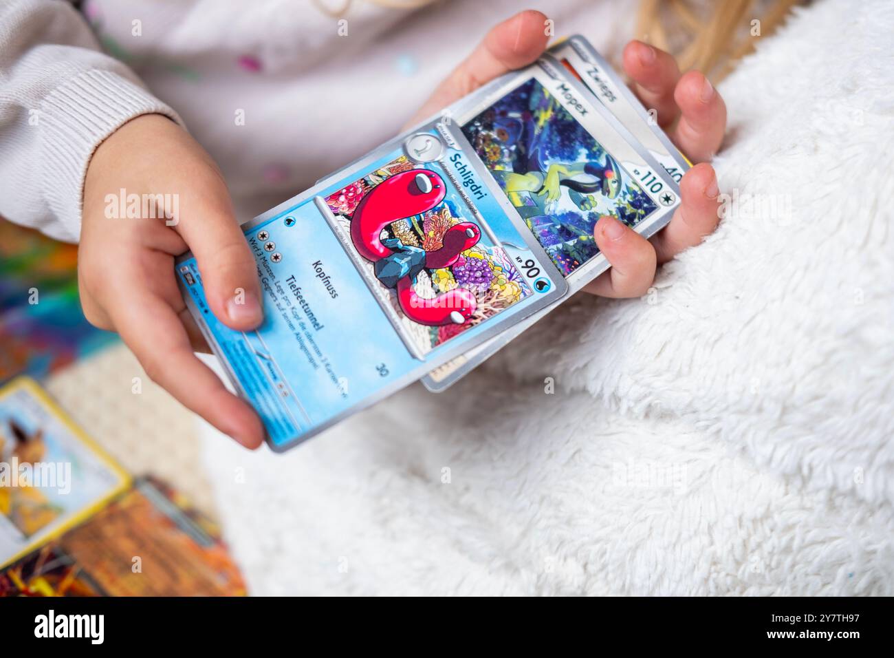 child collecting Pokemon Trading Card Game, collectible card, Childhood ...