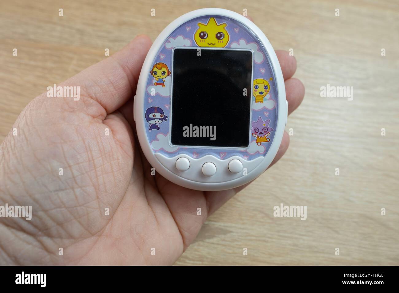 Tamagotchi toy, evoking nostalgia for popular virtual pet craze 1990s ...