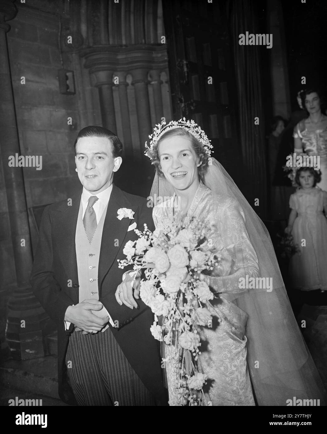 Miss Bess Cooper was married to Mr Raymond C Farrow in St Mary Abbott ...