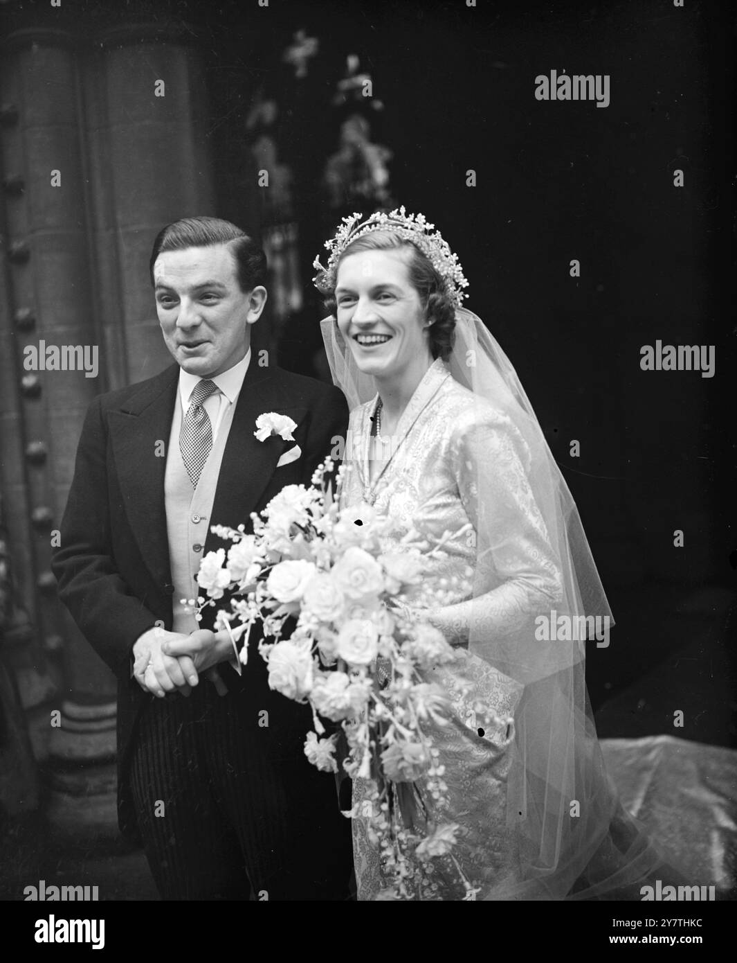 Miss Bess Cooper was married to Mr Raymond C Farrow in St Mary Abbott ...