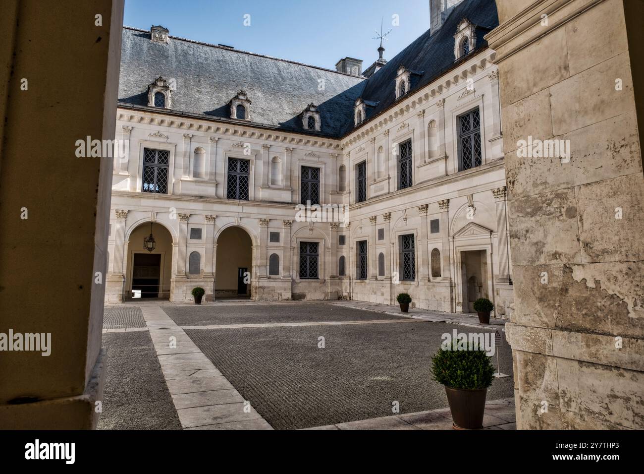 Castle of Ancy Le Franc, Burgundy, France, Europe Stock Photo - Alamy