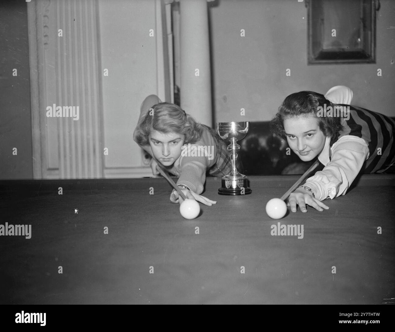 Fighting for the cupTwo girls meeting in battle for the girls ...