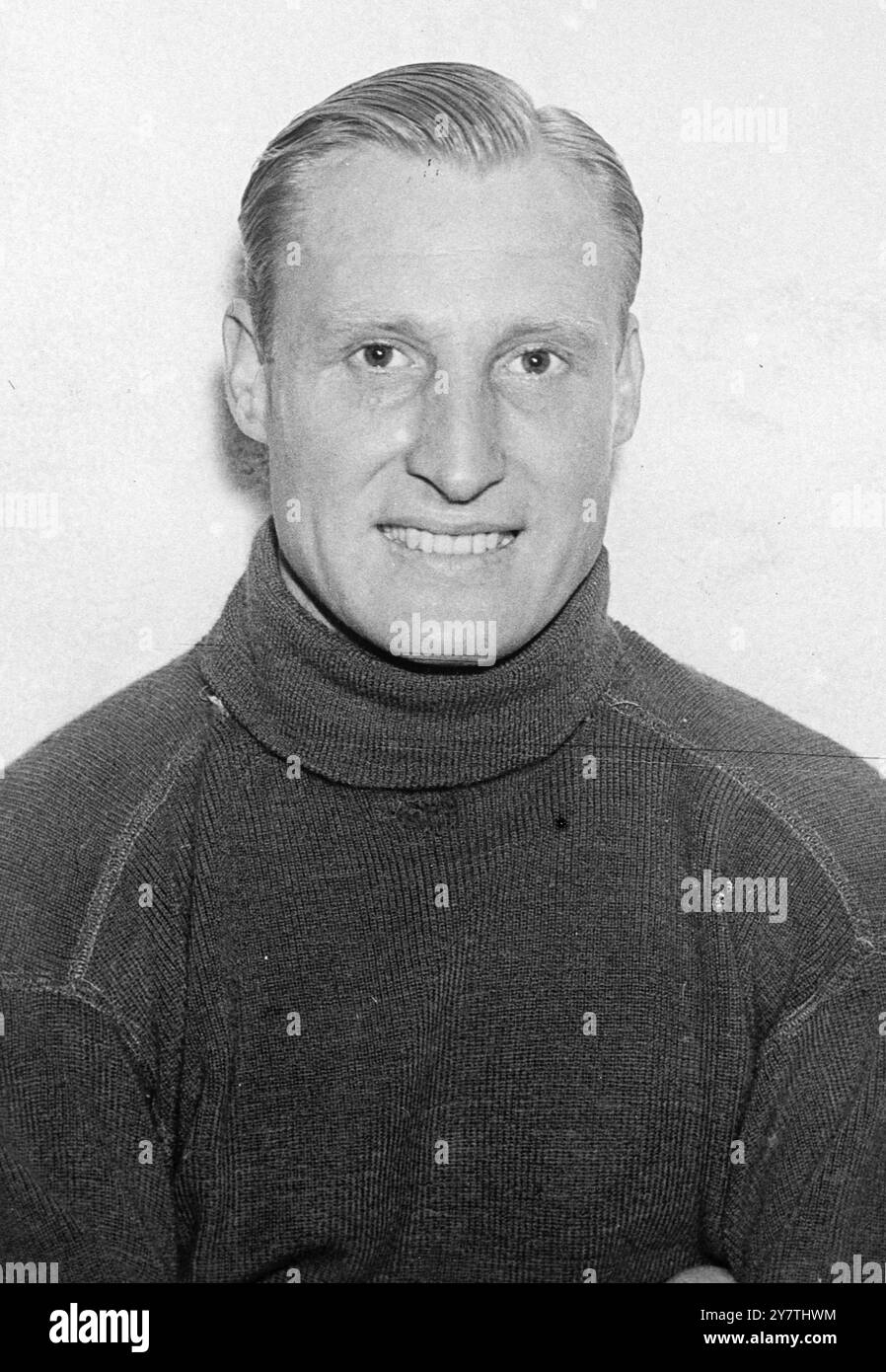 Bertie Williams , goalkeeper for Wolverhampton Wanderers and England1 January 1951 Stock Photo ...