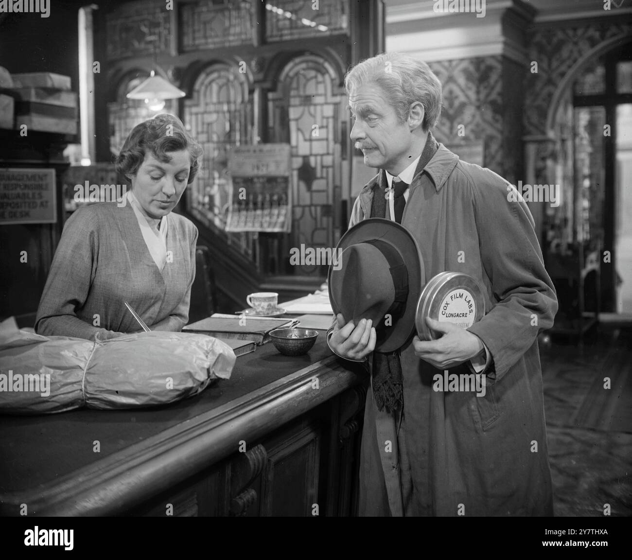 Actor Robert Donat - pictured here as cinematograph pioneer William ...