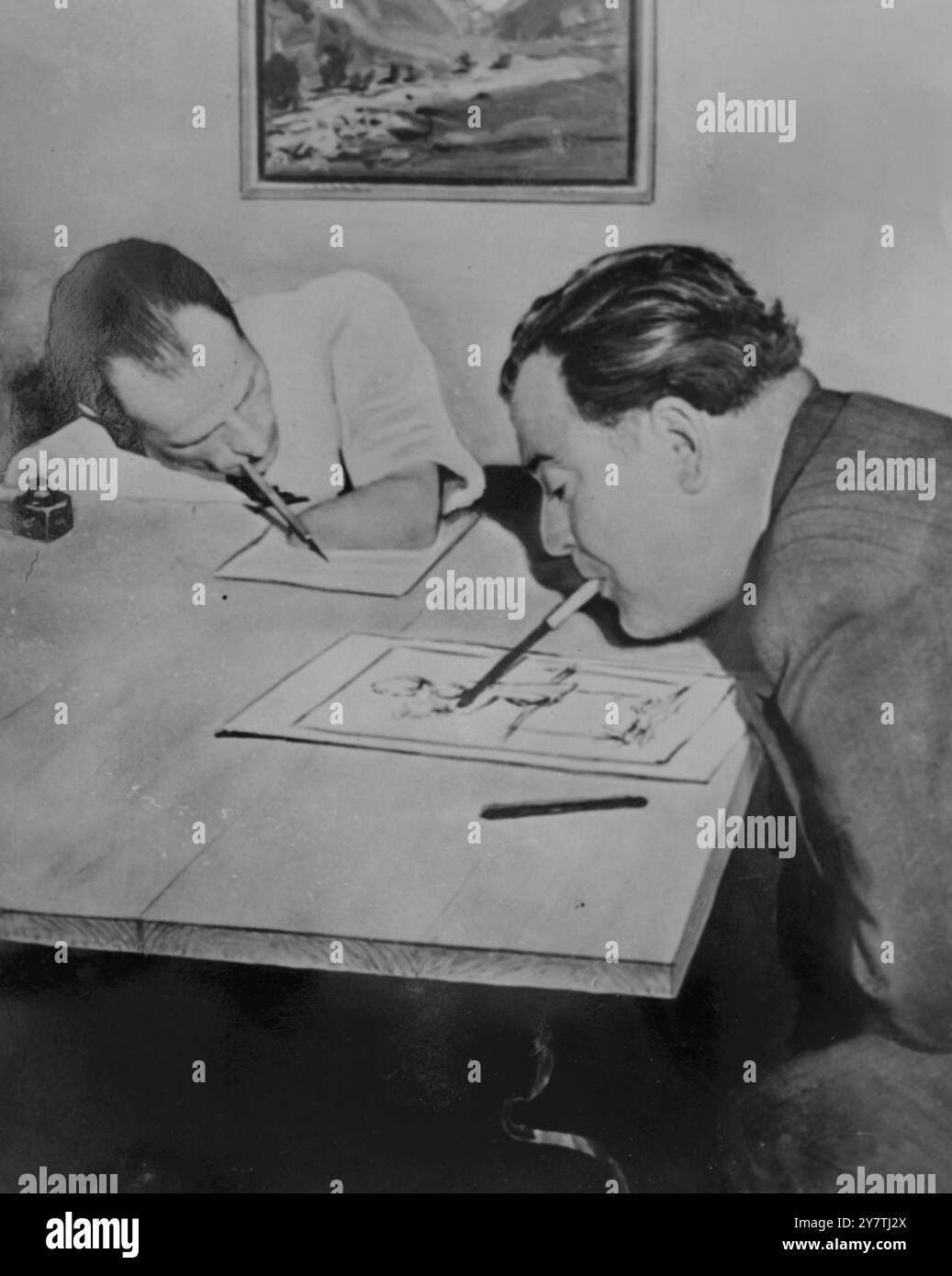 Left writing Black and White Stock Photos & Images - Alamy